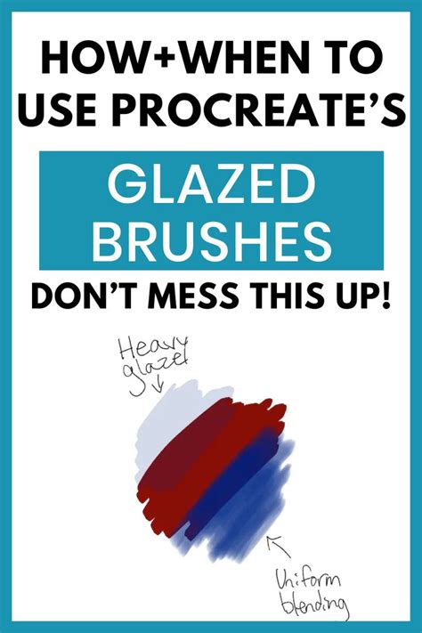 Procreate Glazed Brushes How And When To Use Them Procreate Tutorial Procreate Tutorial