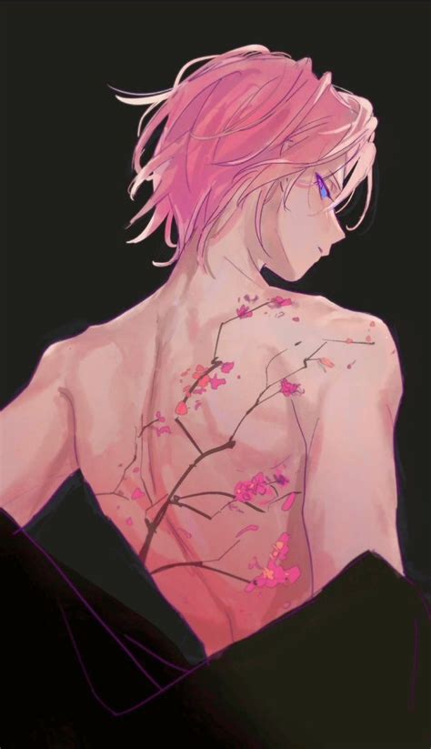 Pink Hair Anime Boy