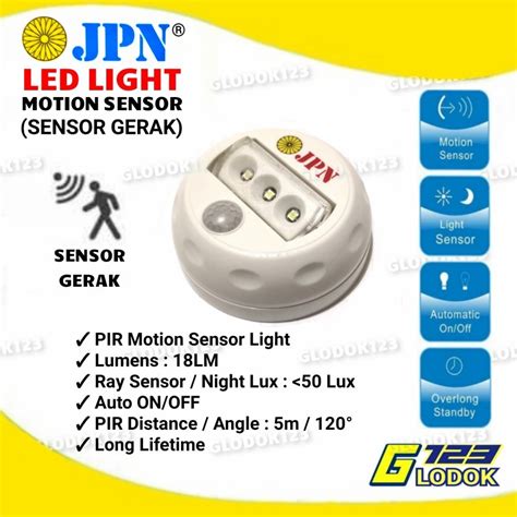 Jual Sensor Gerak Lampu LED PIR Motion Infrared Deteksi Gerakan Shopee Indonesia