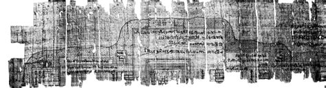 A Fragmented Plan On Papyrus Of The Tomb Of Ramesses Iv 1163 1156