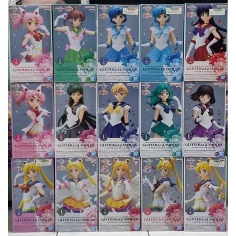 Glitter And Glamours Sailor Moon Sailor Uranus Neptune Pluto Chibi Moon Jupiter Mars Saturn