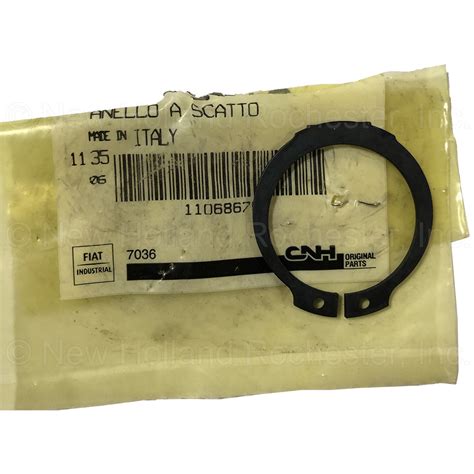 New Holland M38 Ext Snap Ring Part 11068676 New Holland Rochester