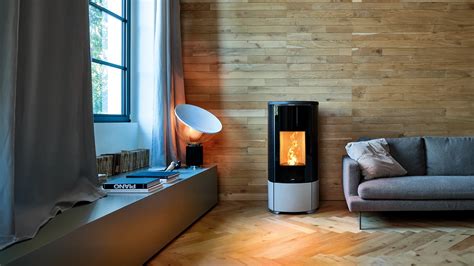 A10 Round Top Coax Pellet Stoves Nobis Fire