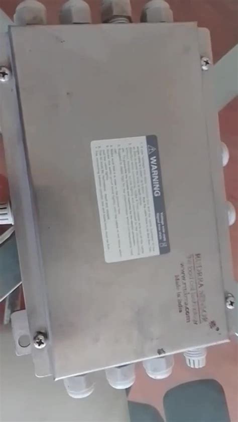 Stain Less Steel Ip67 Rectangular Load Cell Junction Box 4 6 8 125 180 40 At ₹ 3000 Piece In