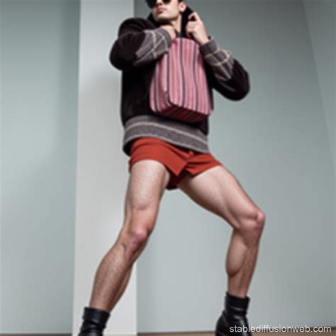 Male Models Show Off New Brands Of Cartoon Briefs And Diapers Prompts