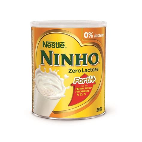 Leite Em Pó Ninho Nestlé Zero Lactose 380g Colibri Festas