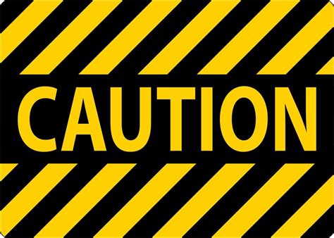 Señal De Precaución Sobre Fondo Blanco 25730754 Vector En Vecteezy
