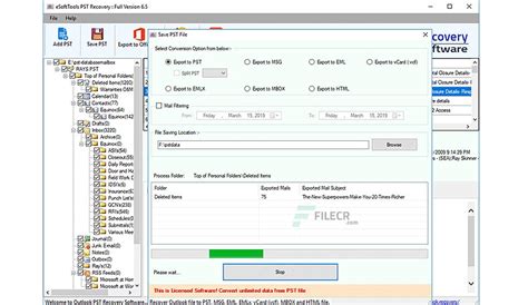 Esofttools Pst Recovery 65 Free Download Filecr