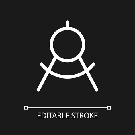 Mathematics Class Pixel Perfect White Linear Ui Icon For Dark Theme Math Course Dividers Tool