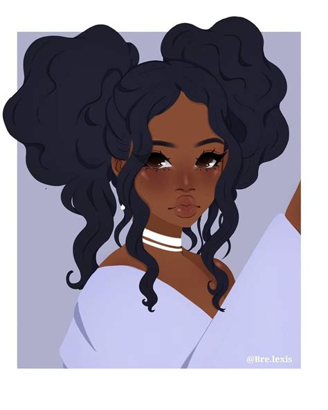 Bre Lexis How To Draw Afro Hair Anime How To Draw 4c Hair Cartoon