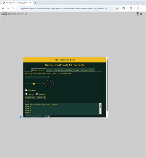 Pysimpleguipython Guis For Humans Create Any Gui Simple Or