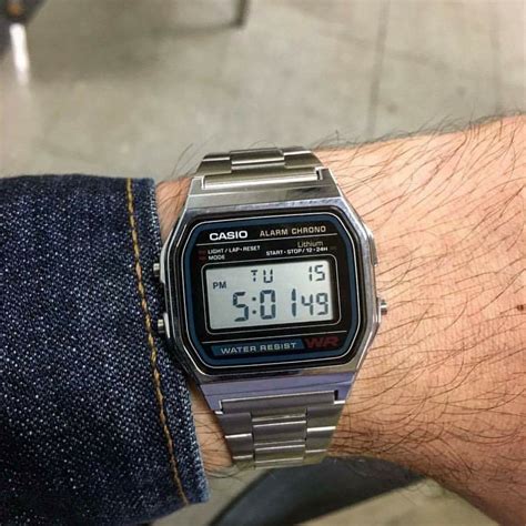 Casio Retro A163 — Daily Alarm And Stopwatch With Led Backlight