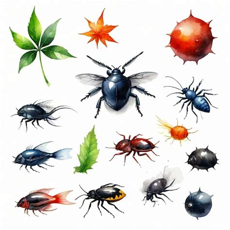 Premium Vector Harmful Vector Set White Background Isolated A High