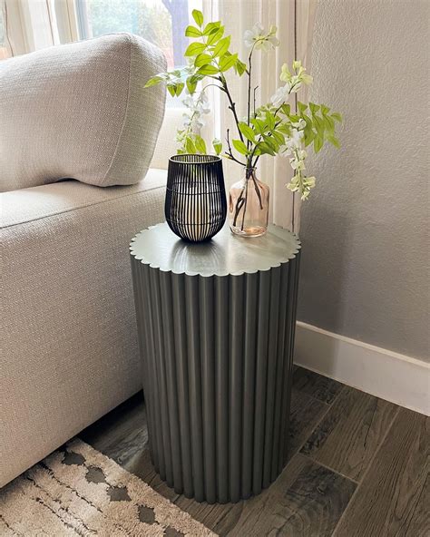 Diy Fluted Side Table Diy Side Table Side Table Decor Table Decor Diy Fluted Side Table Diy Side Table Side Table Decor Table Decor