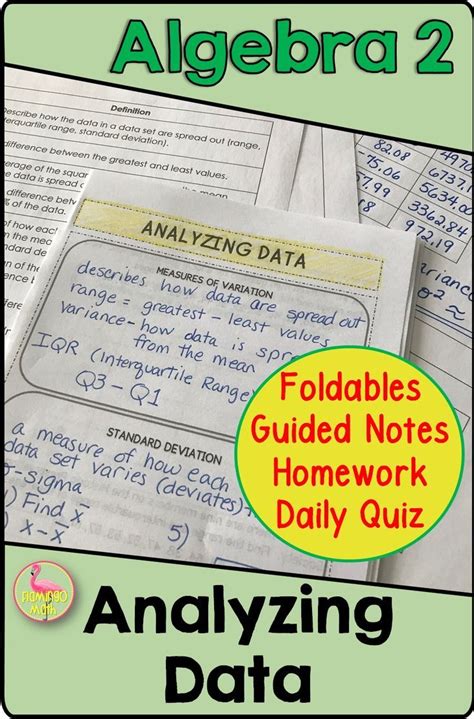 Analyzing Data Algebra 2 Unit 13