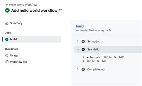 Git Github Actions Crear Primer Flujo De Trabajo Labex