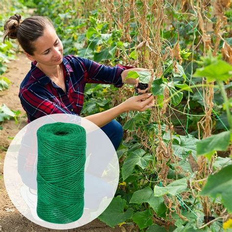 Vivifying Garden Twine Garden Twine Strong Natural Jute Green Plant
