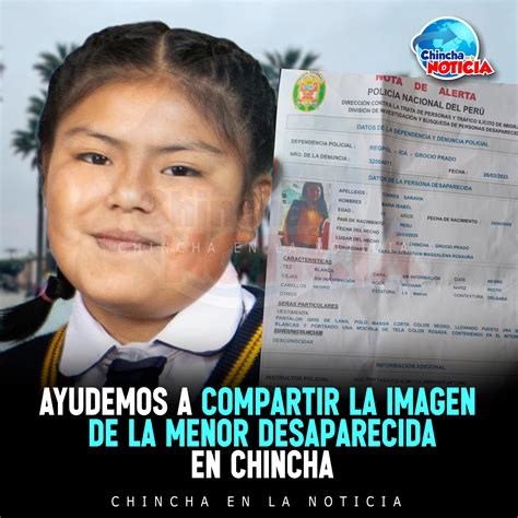 Chincha En La Noticia 📣 𝗨𝗥𝗚𝗘𝗡𝗧𝗘 𝗖𝗢𝗠𝗣𝗔𝗥𝗧𝗜𝗥 𝗙𝗢𝗧𝗢𝗚𝗥𝗔𝗙𝗜́𝗔 𝗗𝗘 𝗠𝗘𝗡𝗢𝗥