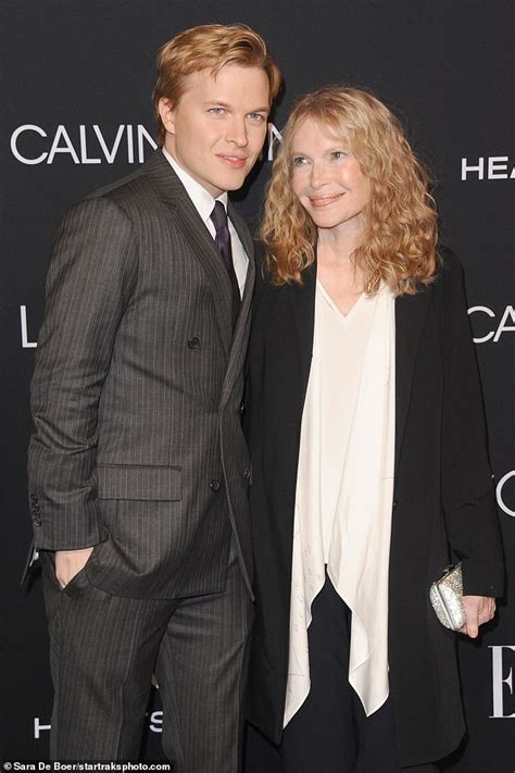 Mia Farrow With Son Ronan Farrow As Shes Honored At Elle Women In