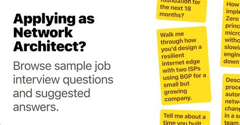 Network Architect Interview Questions