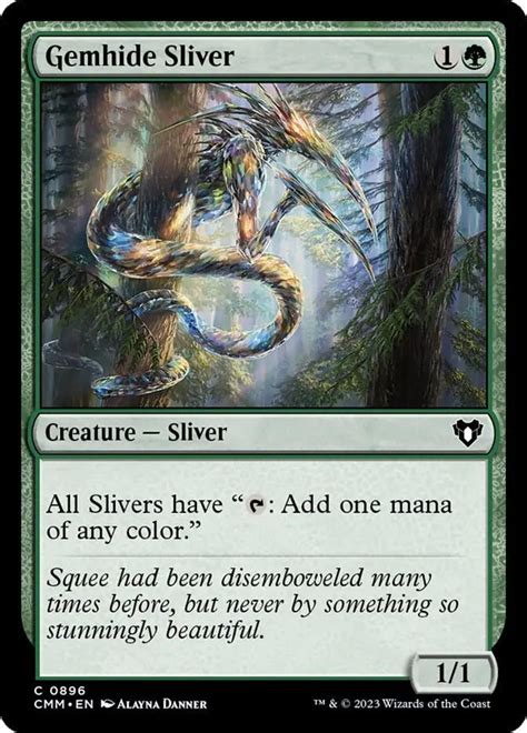 Mtg Commander Deck Edh Deck Sliver Hivelord 100 Magic Cards Custom