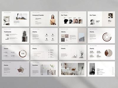 Minimalist Powerpoint Template 9 By Muafam10 On Dribbble