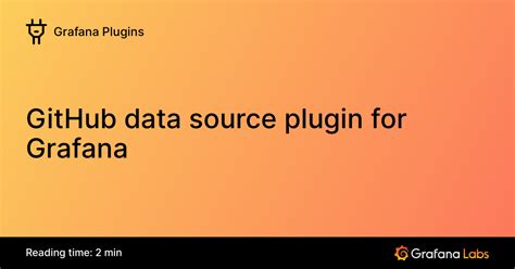 Github Data Source Plugin For Grafana Grafana Plugins Documentation