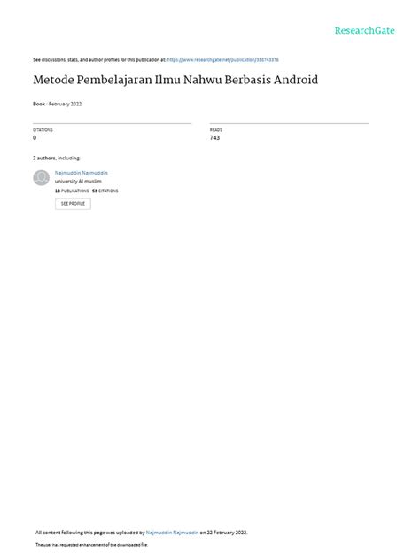 Najmuddin Metodepembelajaranilmunahwuberbasisandroid Pdf