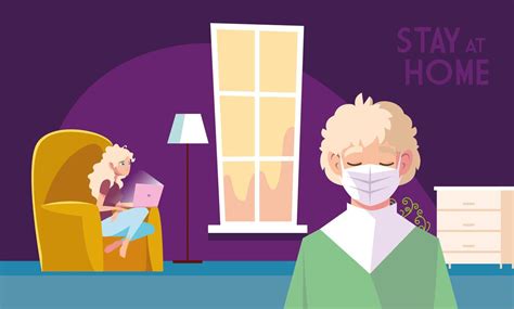 Stay Home Sick Vector Art Icons And Graphics For Free Download