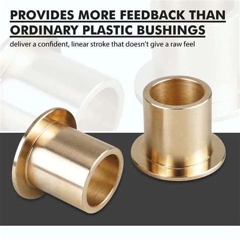 Bevinsee Brass Brake And Clutch Pedal Bushings For