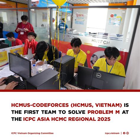 Icpc Hcmus Codeforces From University Of Science Vnuhcm Is The