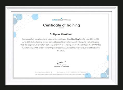 Sufiyan Khokhar On Linkedin Ethical Hacking