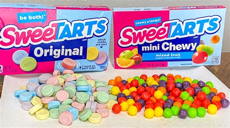 tales of the flowers sweetarts chewy fusions taste test comparison