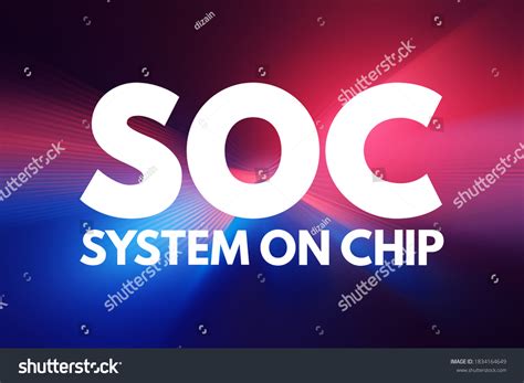 Soc System On Chip Integrated Circuit Stock Illustration 1834164649