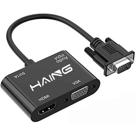 HAING IN VGA To HDMI VGA Adapter With Audio HI VHVU CSE