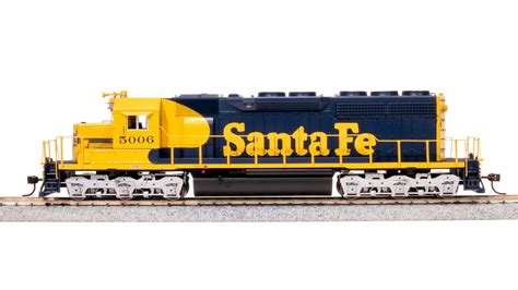 9031 Emd Sd40 Atsf 5010 Blueyellow Warbonnet No Sound Dcc Ready