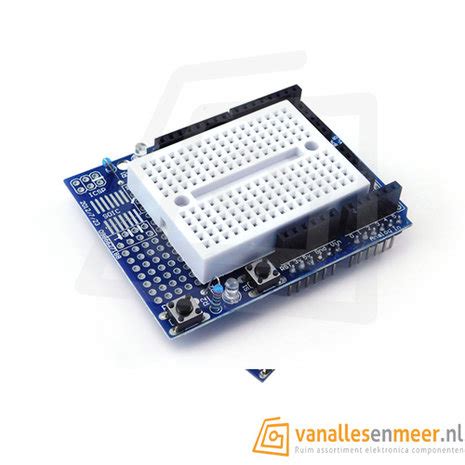 Prototype Shield Uno Met Mini Breadboard Voor Arduino Uno Vanallesenmeer