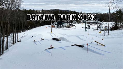 Terrain Park Walkthrough 2023 Batawa Ski Hill Youtube
