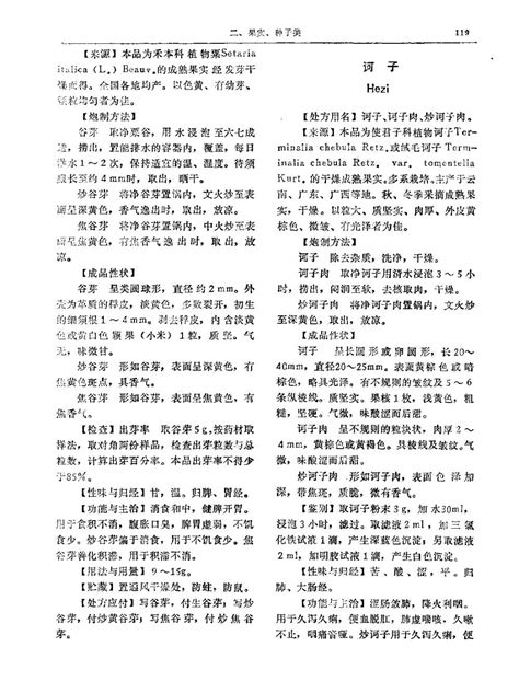 诃子 山东省中药炮制规范 蒲标网