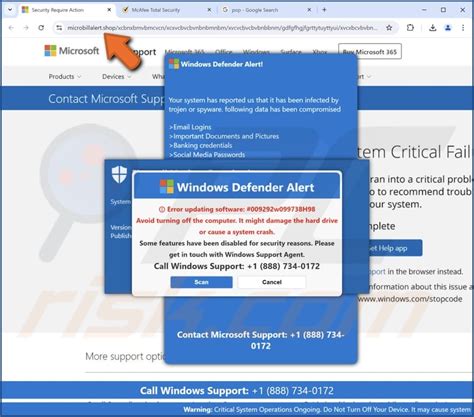 Error Updating Software 009292w099738h98 Pop Up Scam Removal And