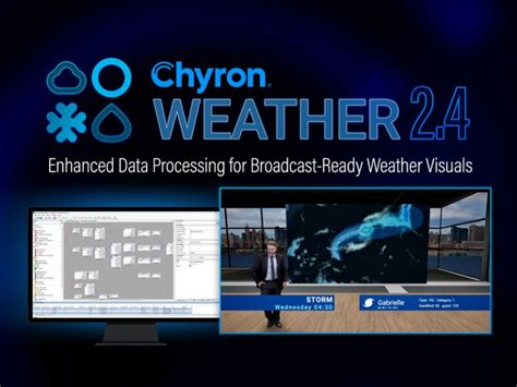 Chyron Weather 24 Enhances Weather Data Management With Cdo