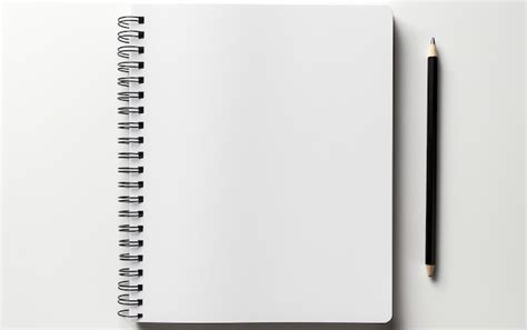 Premium Photo Open Notebook Page On Clear Background