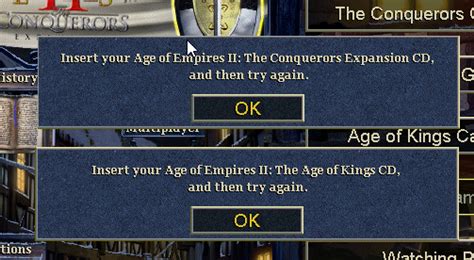 Fix Insert Age Of Empires 2 Cd To Play Campaigns And Single Player Age
