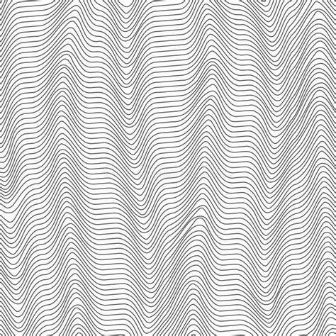 Abstract Grid Background With Wavy Dark Lines Of Waveform Dynamic