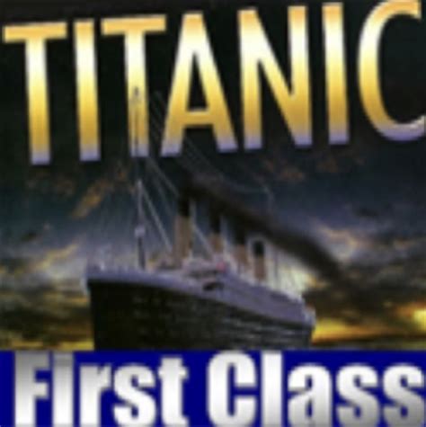 Titanic First Class Book Cover