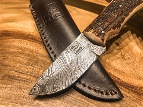 Noble Traditional Knife Made Of Damask Steel Designed By Oh My Deer