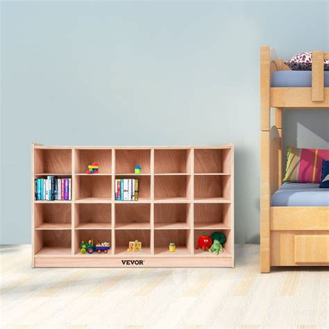 Vevor Cubby Wooden Storage Unit 20 Cubby Storage Unit Classroom 30 Inch