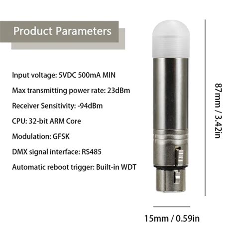 Dmx512 Dmx Dfi Dj Wireless System Receiver 24g 12 Vicedeal