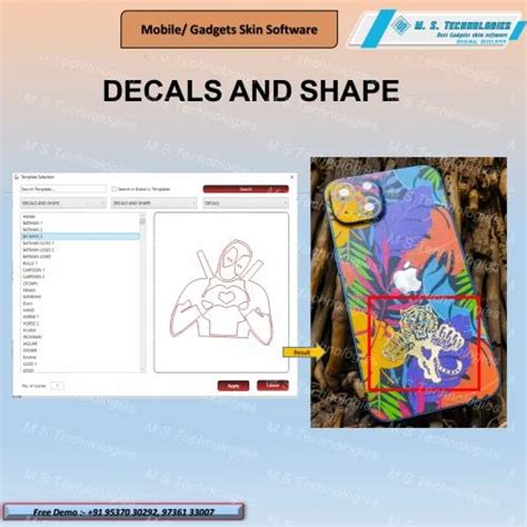 Mobile Skin Cutting Plotter Software At ₹ 12000 Mobile Skin In