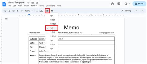 Download A Free Memo Template For Google Docs Types